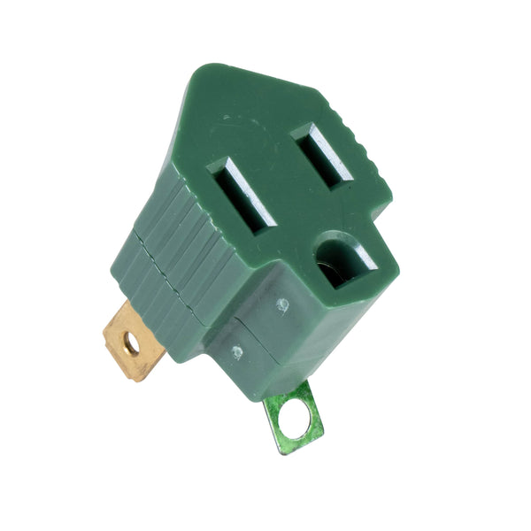 3 to 2 Grounding Plug Adapter | Christmas World